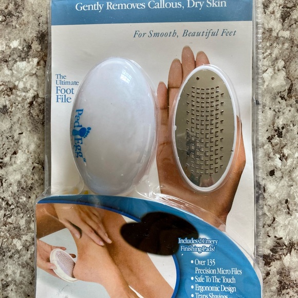 Bath & Body | New Ped Egg Pedicure Foot File | Poshmark